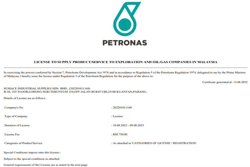 Certificates – SumACE